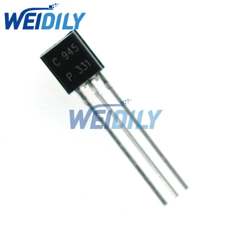 100PCS C945 2SC945 Triode to 92 50V/0.1A/0.5W/250MHZ Transistor ...