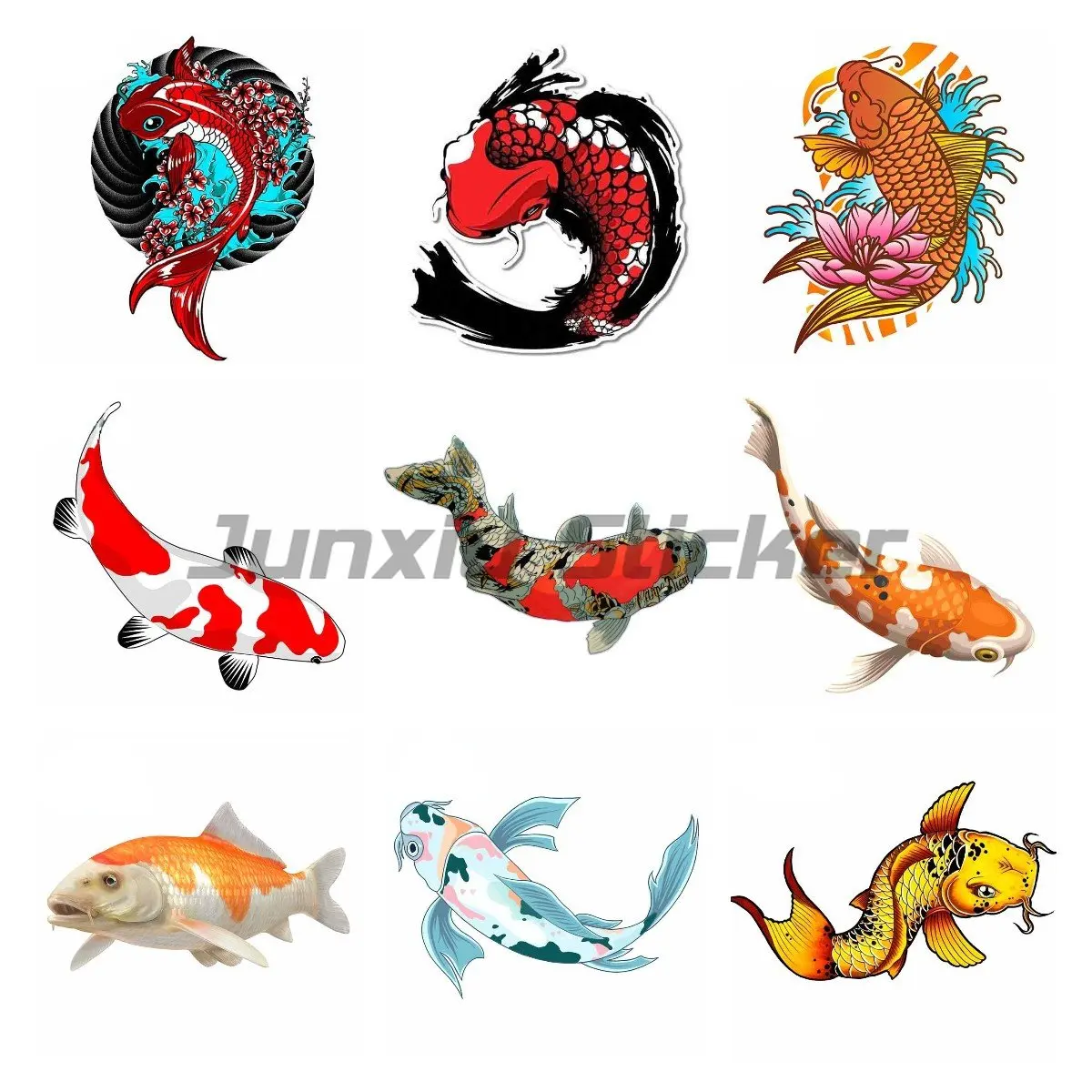 3d Koi Tattoos