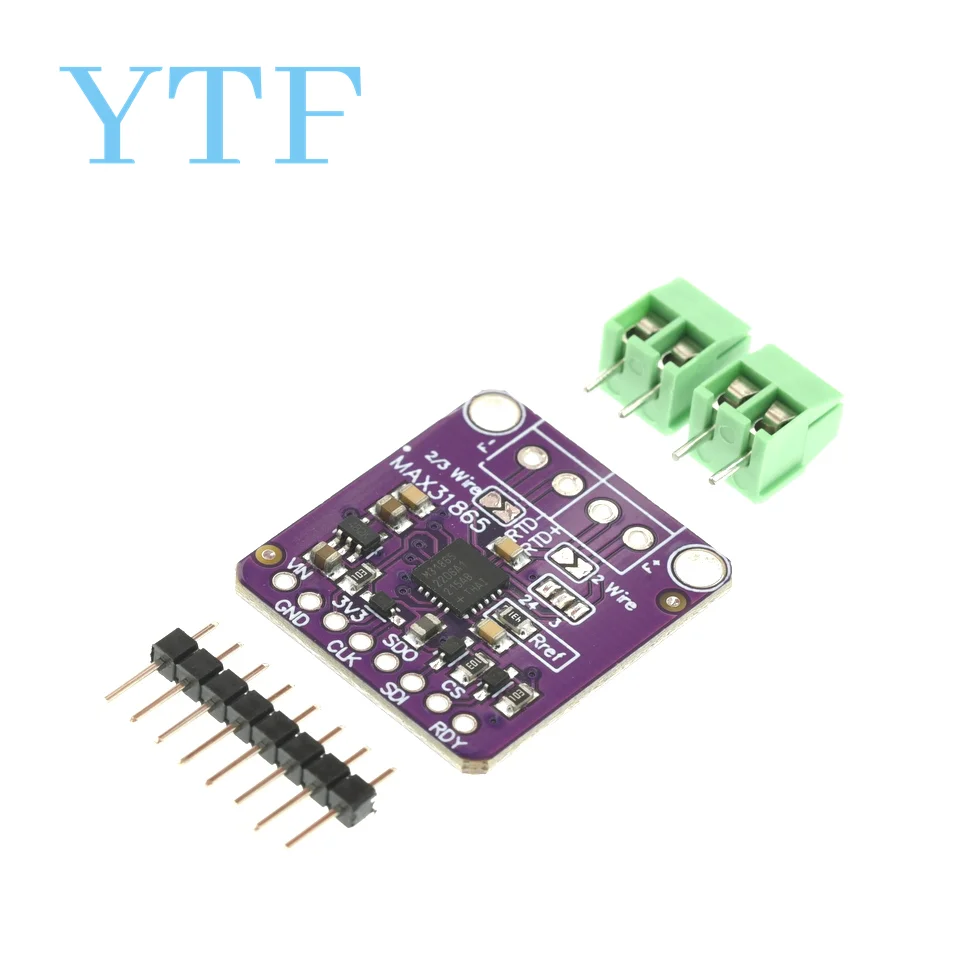 MAX31865 Temperature Sensor Module GY-MAX31865 RTD Digital Conversion ...