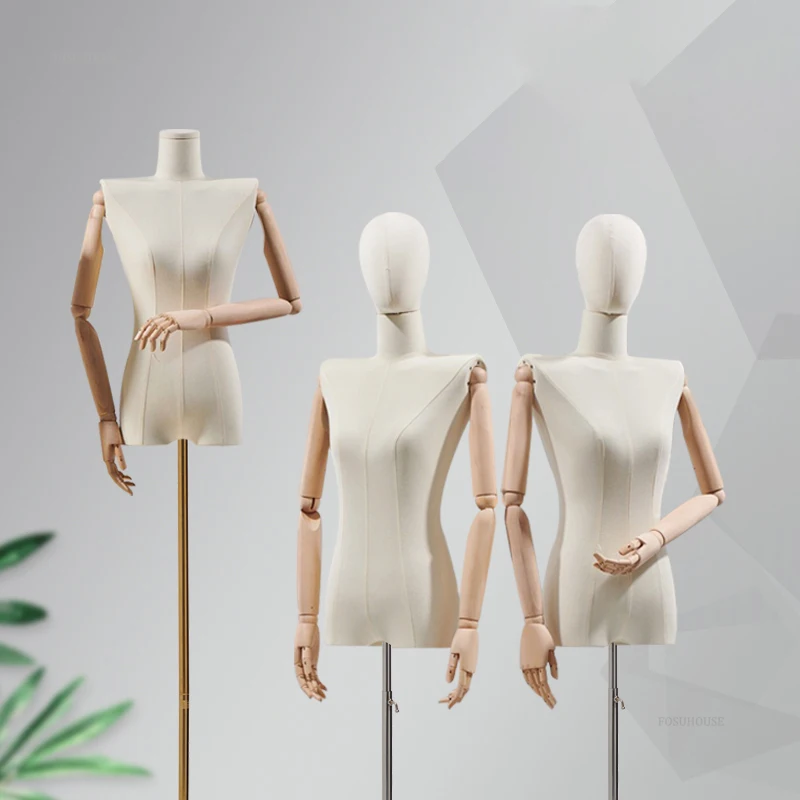 Korean-Flat-Shoulder-Female-Mannequins-Wedding-Dress-Shop-Mannequins ...