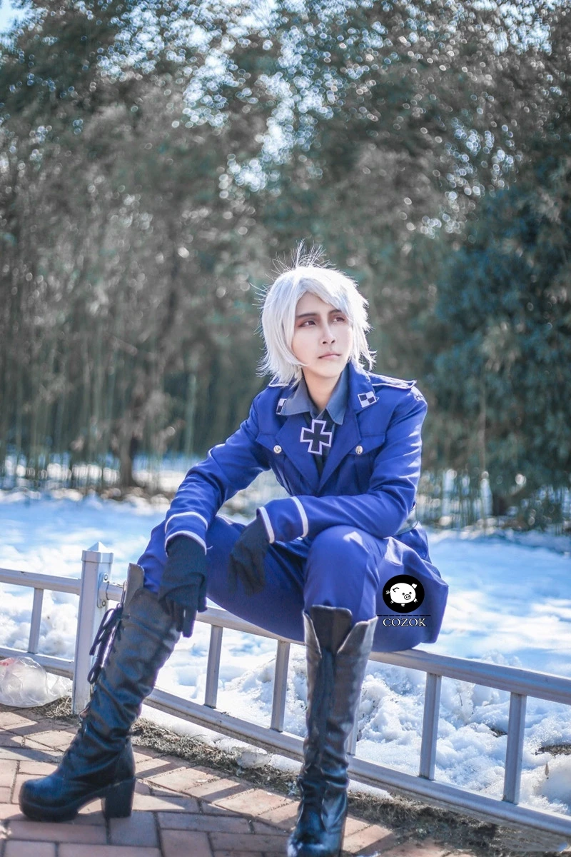 Hetalia Prussia Cosplay Costume