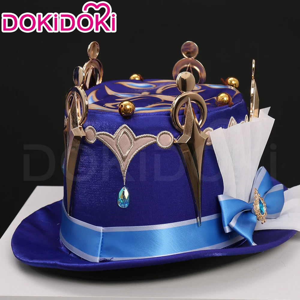 Genshin-Impact-Furina-Cosplay-Hat-para-Mulheres-Acess-rios-Furina-Azul ...