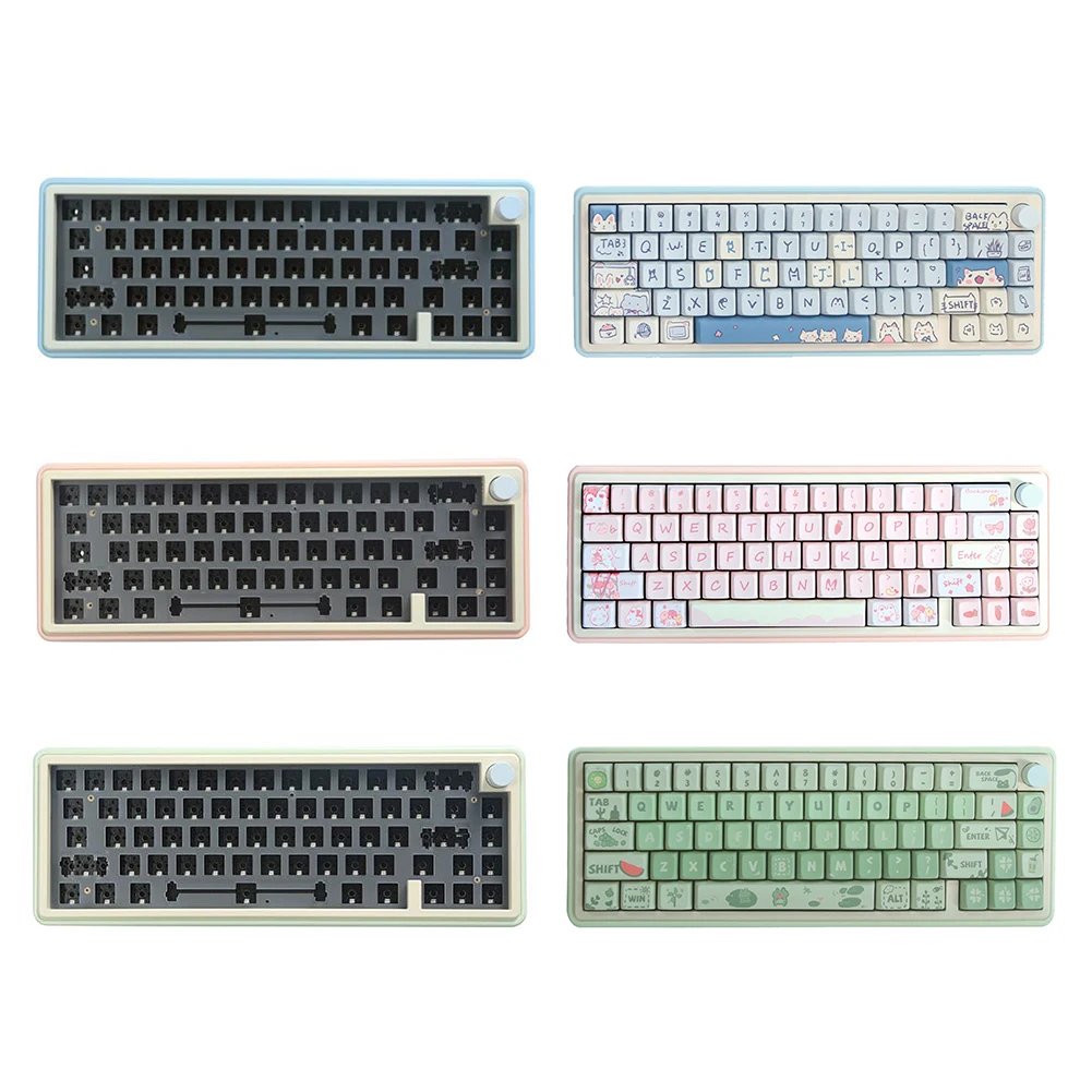 Teclado-mec-nico-LMK81-GMK67-Kit-de-juntas-intercambiables-en-caliente ...