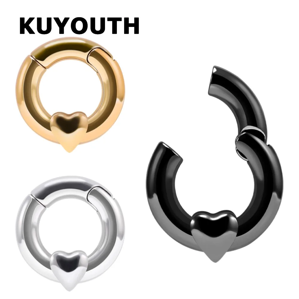 Ear Weights Stretch Ears | Ear Stretchers Heart | Ear Weight Earrings ...