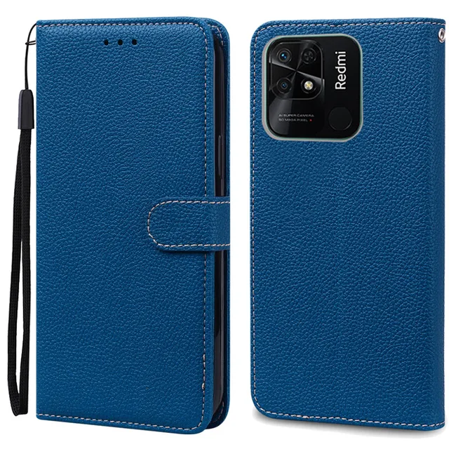 For Xiaomi Redmi 10C Case Luxury Wallet Flip Case For Redmi 10C Phone ...