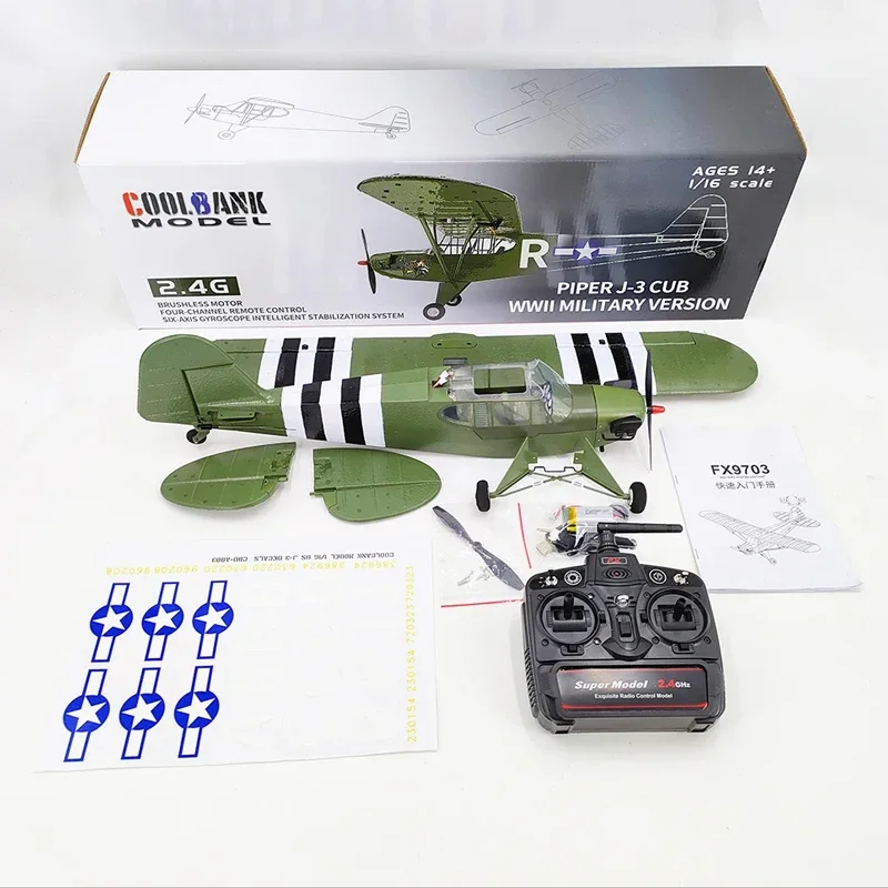 COOLBANK-1-16-J-3-CUB-RC-Plane-RTF-2-4Ghz-4Channel-Remote-Control ...
