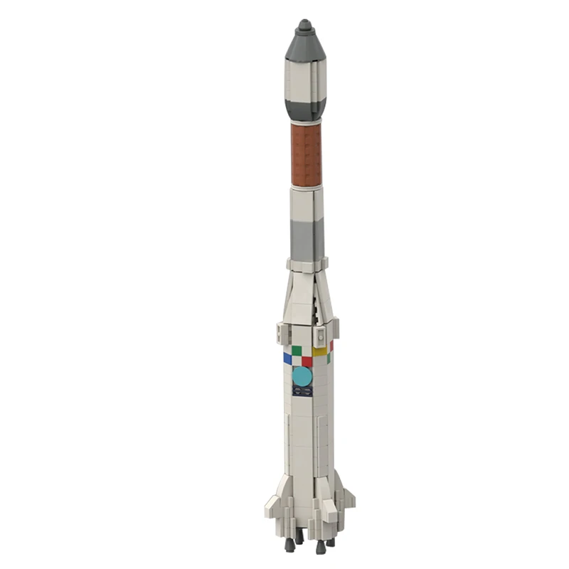 MOC 1:110 Scale Space Artificial Satellite Arianeal 5 Rocket Building ...