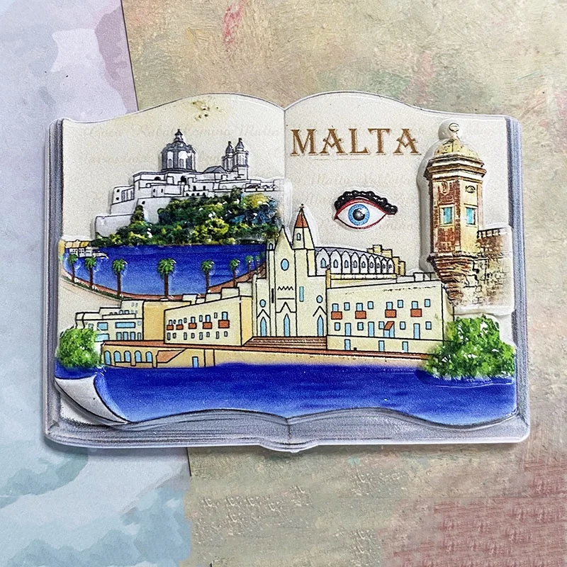 Malta-3D-Refrigerator-magnet-Tourist-souvenirs-Refrigerator-magnet ...