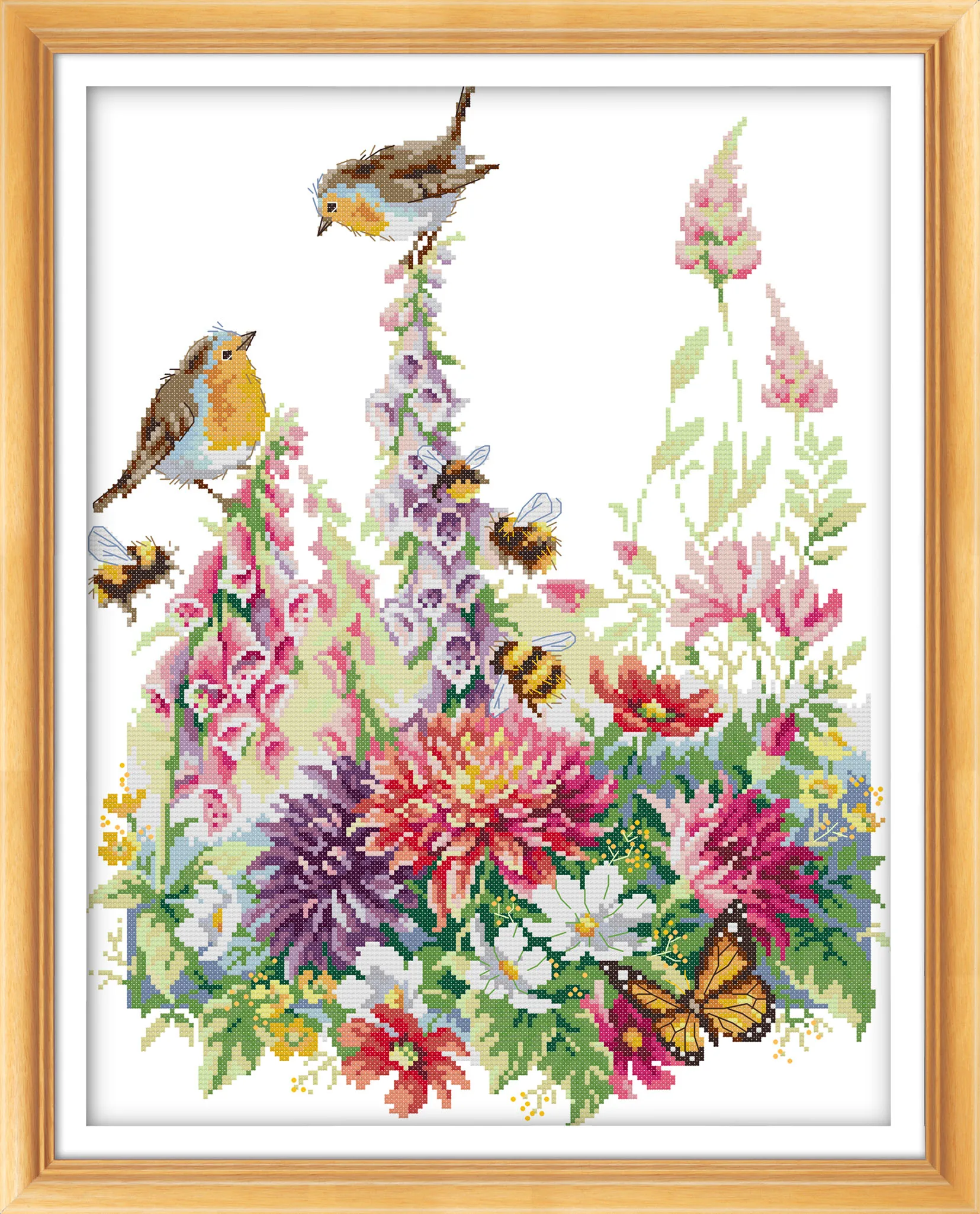 Joy-Sunday-Pre-printed-Cross-Stitch-Kit-DIY-Easy-Pattern-Aida-14-11CT ...