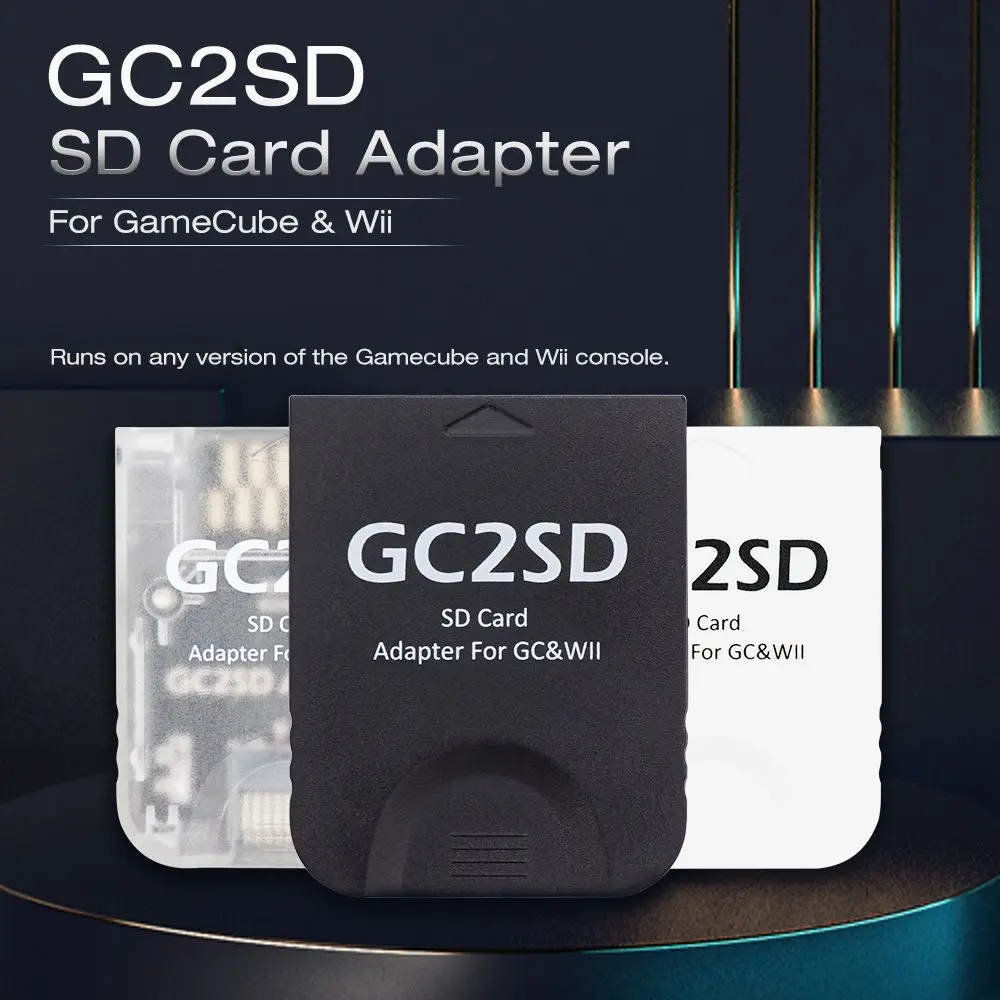 GC2SD 카드 어댑터 메모리 TF 카드 어댑터, NGC 콘솔 및 Wii 콘솔용| | - AliExpress
