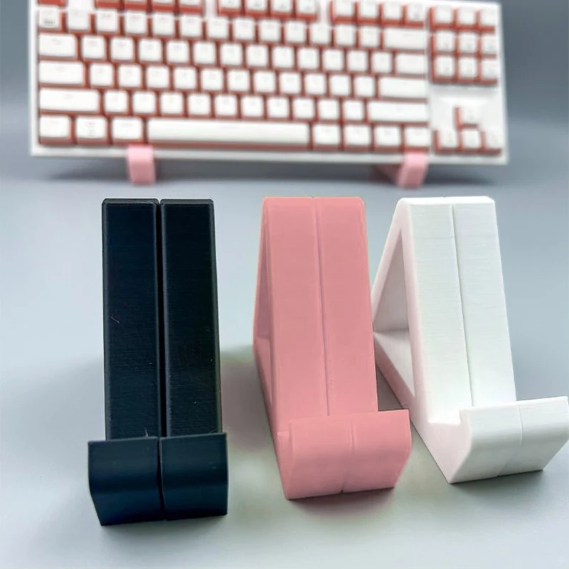 1 Pair For Computer Mechanical Keyboard Holder Layer Rack Tray Plastic ...
