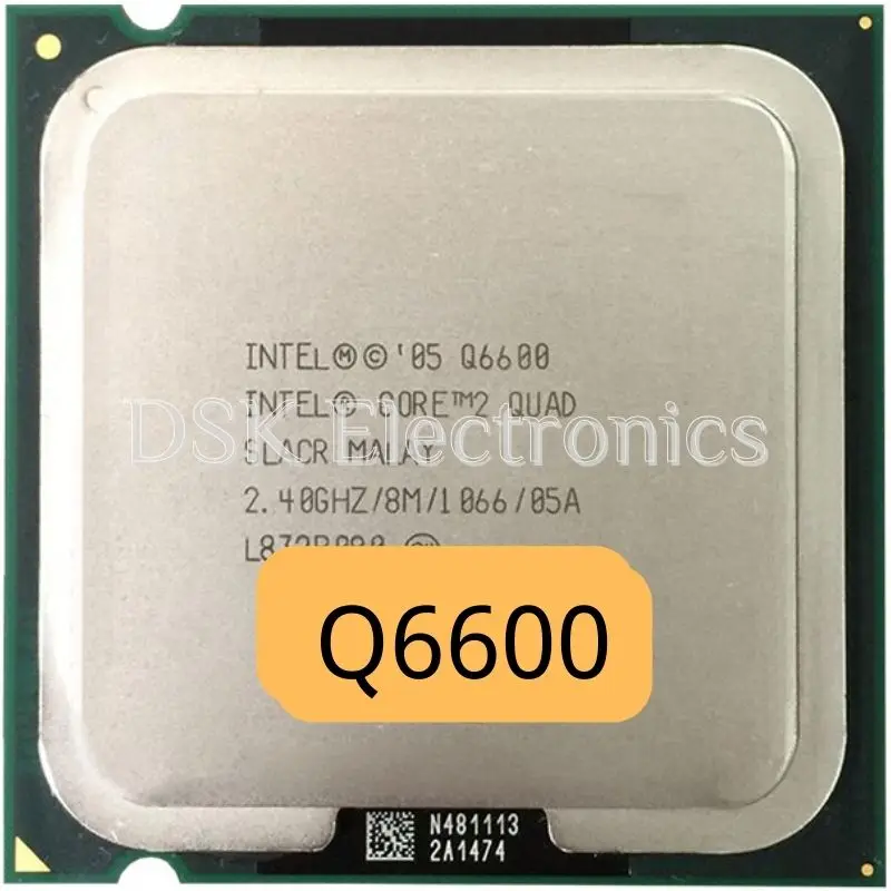 Intel Core 2 Quad Q6600 2.4ghz Processador De Cpu Quad-core Quad-thread 8m 95w Lga 775 ...