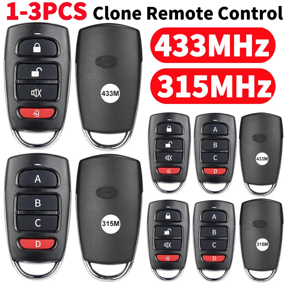 Universal Garage Door Control Remote Control 315MHz/433MHz Duplicator ...