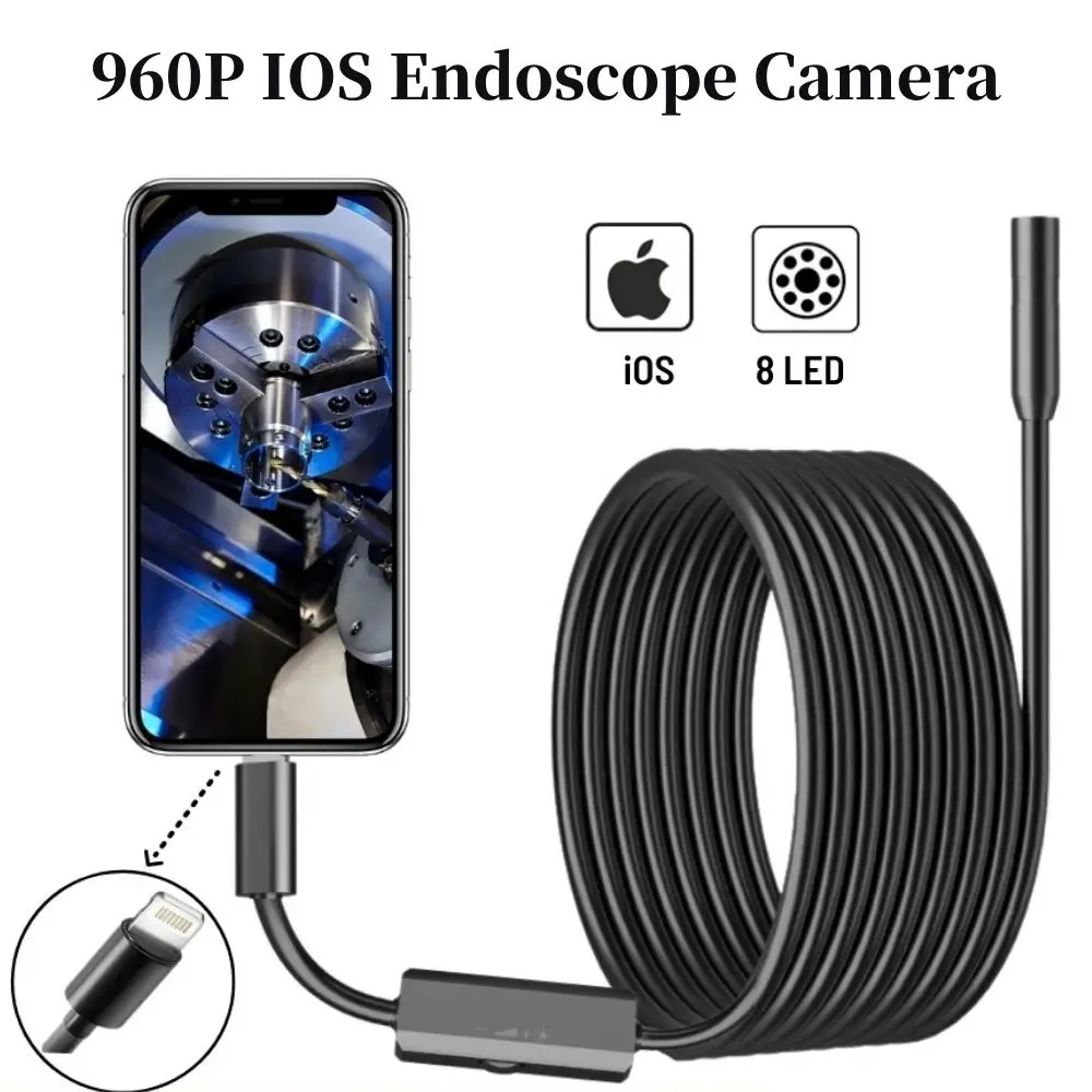 8mm-USB-HD-960P-IOS-Endoscope-Camera-Waterproof-Inspection-Borescope ...