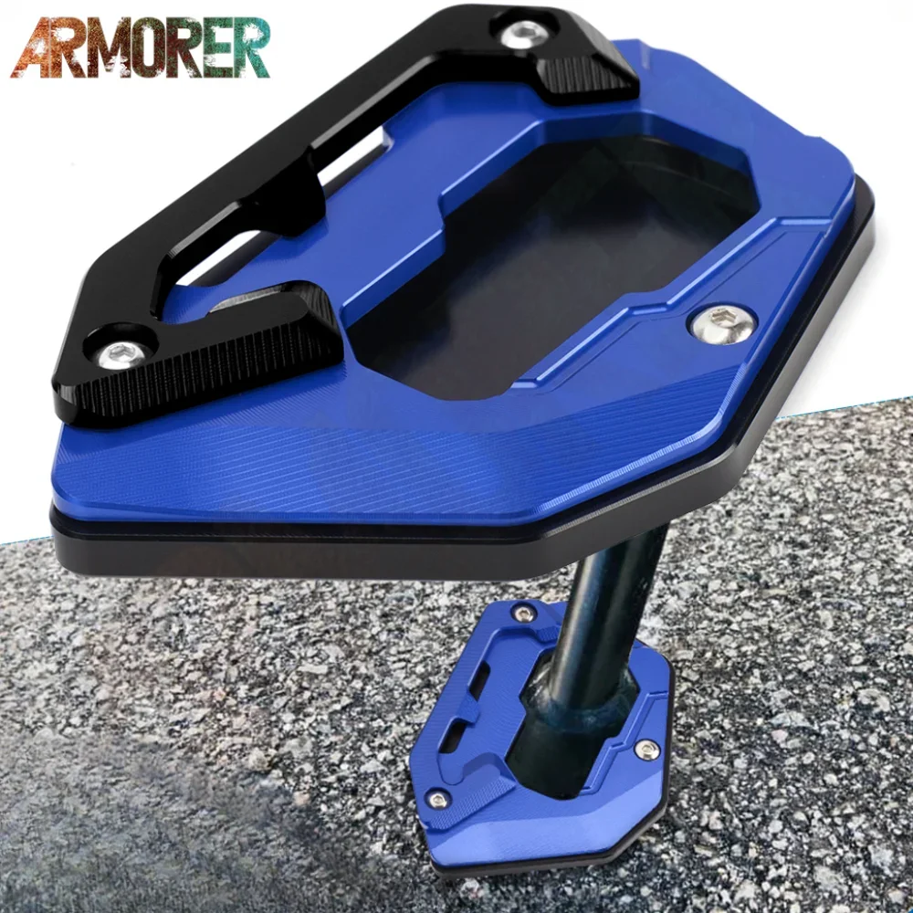 Motorcycle-Accessories-Kickstand-Extension-Side-Stand-Enlarger-Plate ...