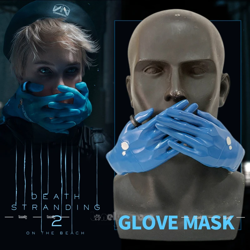 Game Death Stranding 2 Fragile Cosplay Mask Blue Gloves Props ...