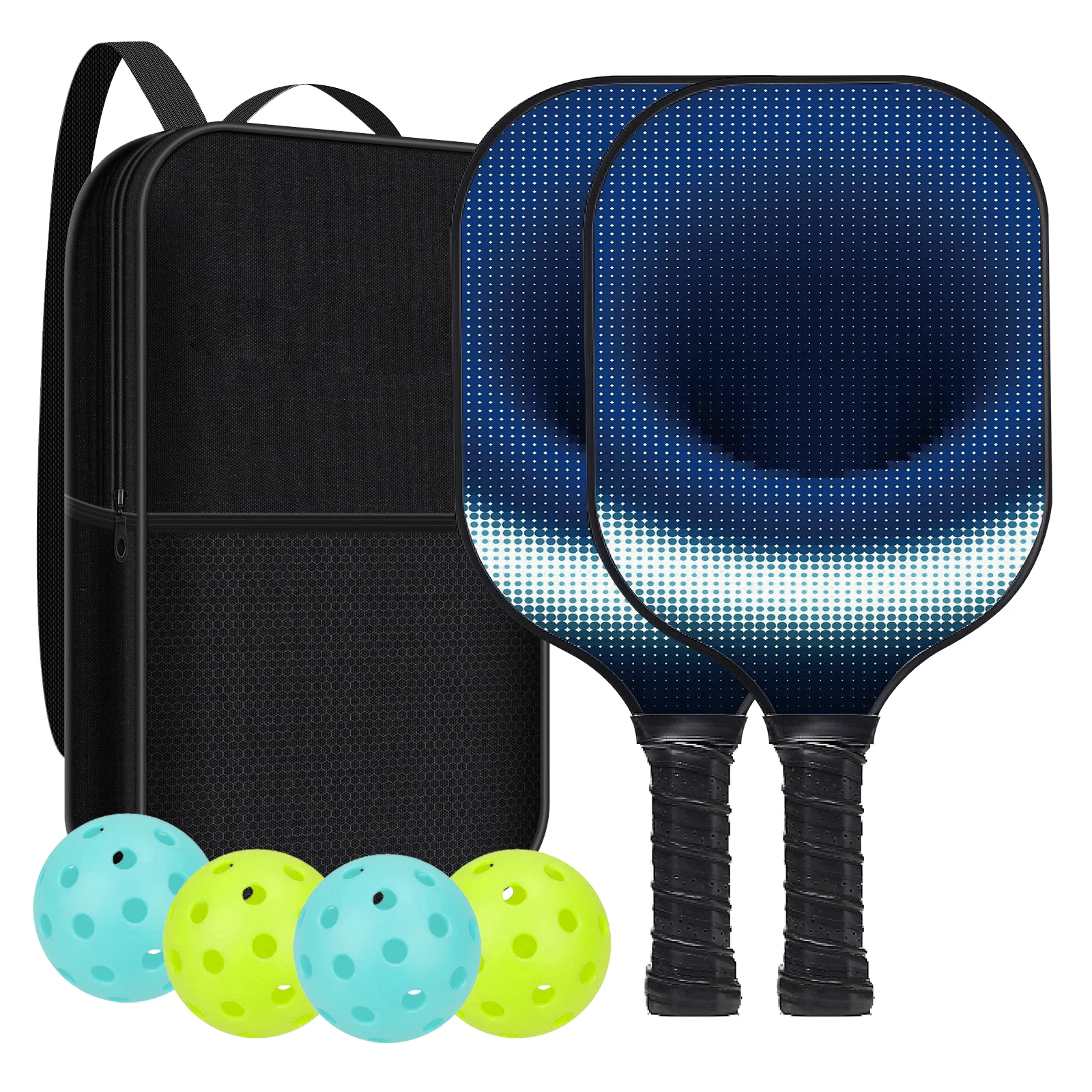 Pickleball-Paddles-set-Glass-Fibre-T700carbon-fibre-With-2-Pickleball3k ...