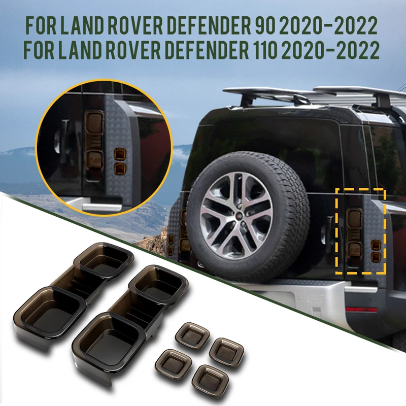 For Land Rover Defender 90 110 2020-2022 Off Road Tail Light Cover ...