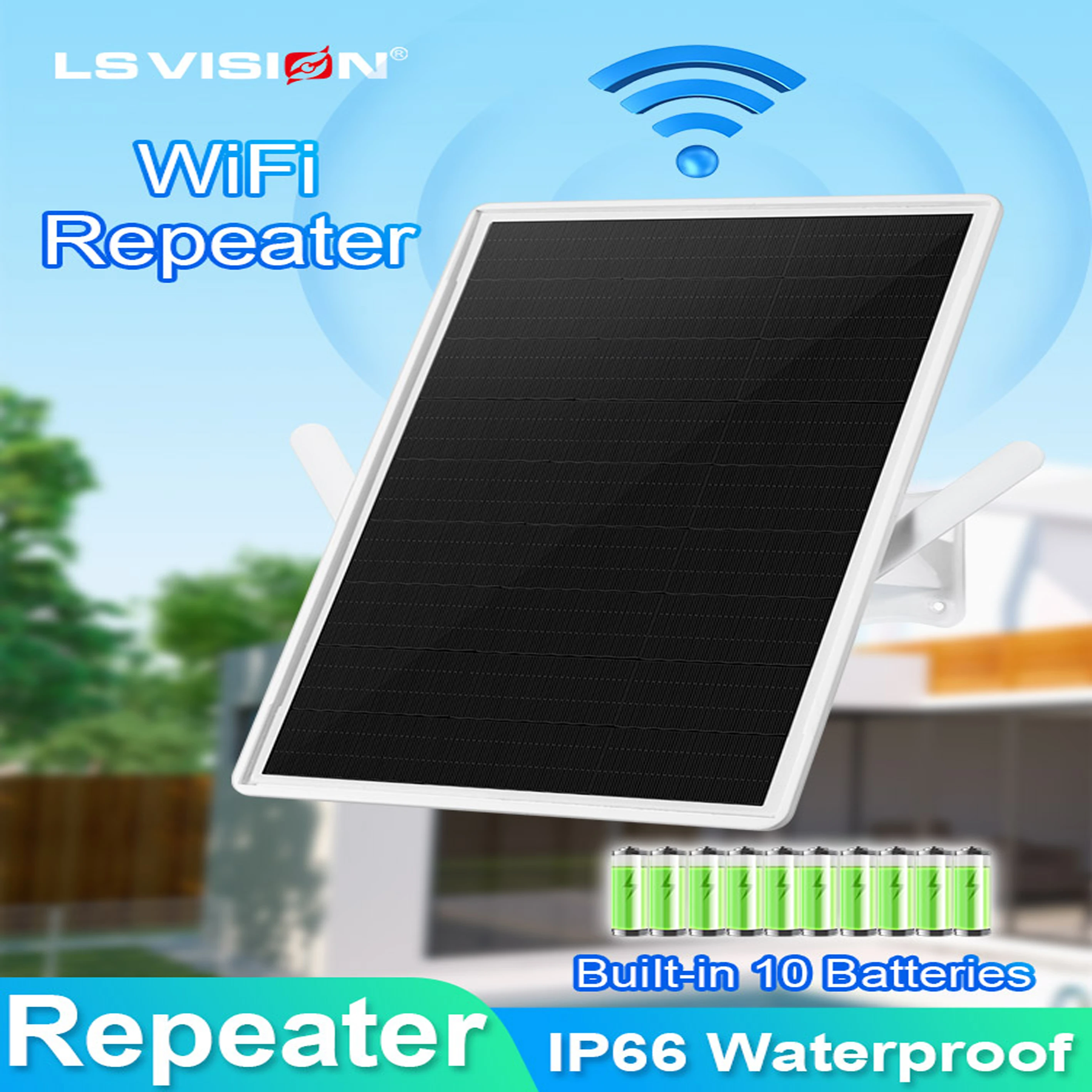 LS-VISION-Solar-Outdoor-WIFI-Repeater-Weatherproof-Wi-Fi-Range-Extender ...