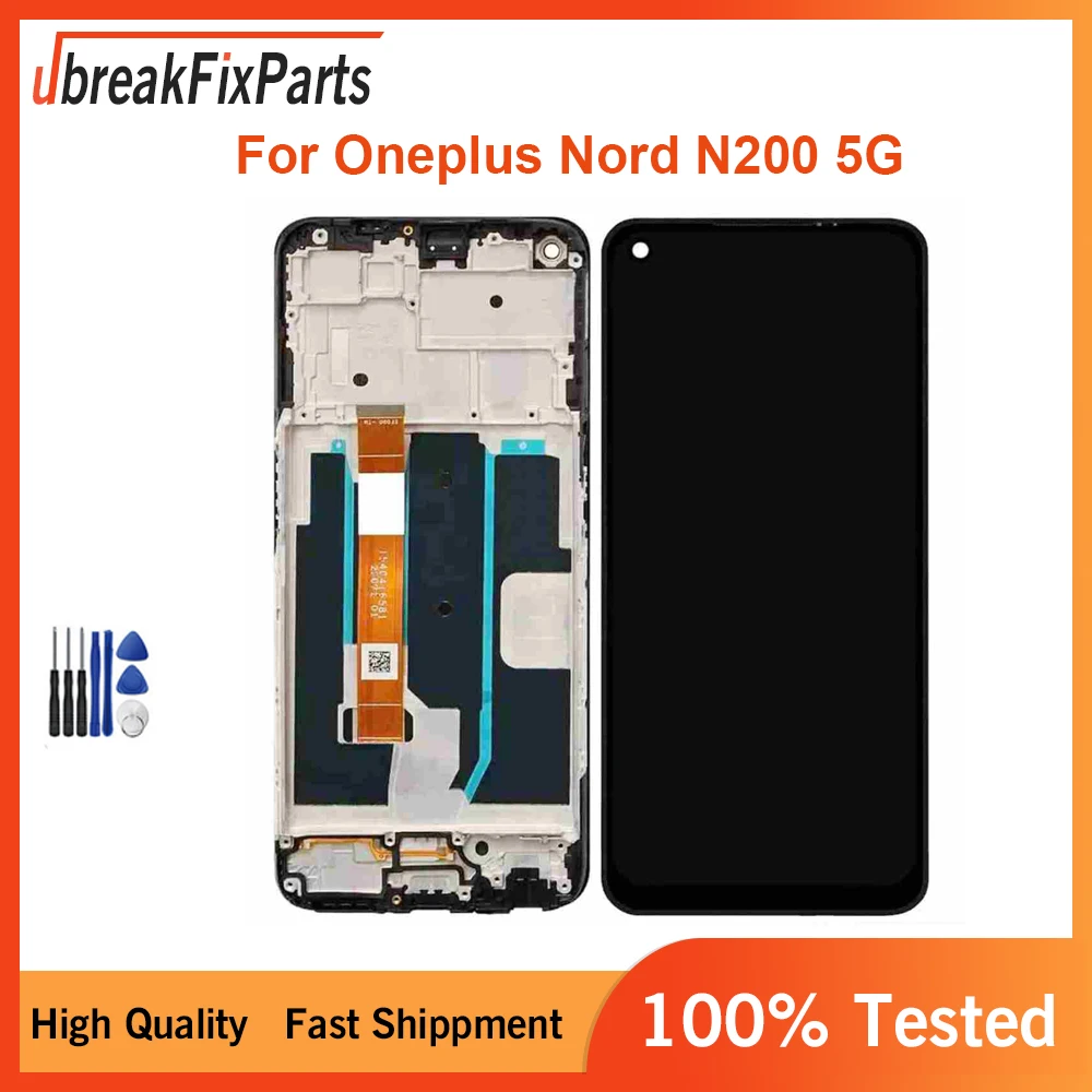 6.49" LCD For Oneplus Nord N200 5G Display LCD Touch Screen One Plus ...