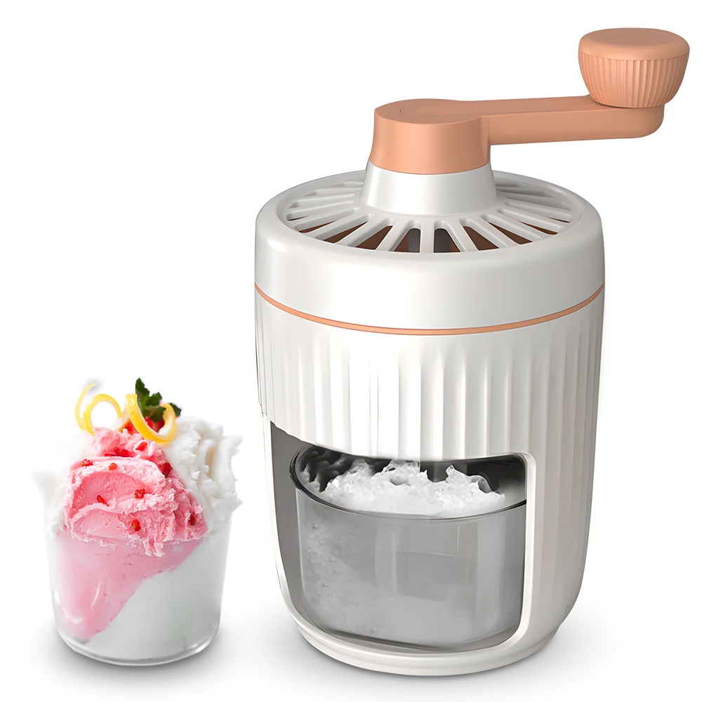 Shaved-Ice-Machine-Hand-Crank-Slushie-Maker-Machine-with-Ice-Cube-Tray ...