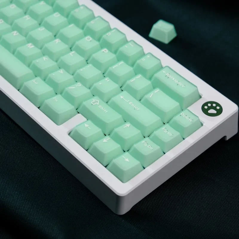 ECHOME-Green-Jade-Theme-Keycap-Full-Set-PBT-Dye-Subbed-Anime-Keyboard ...