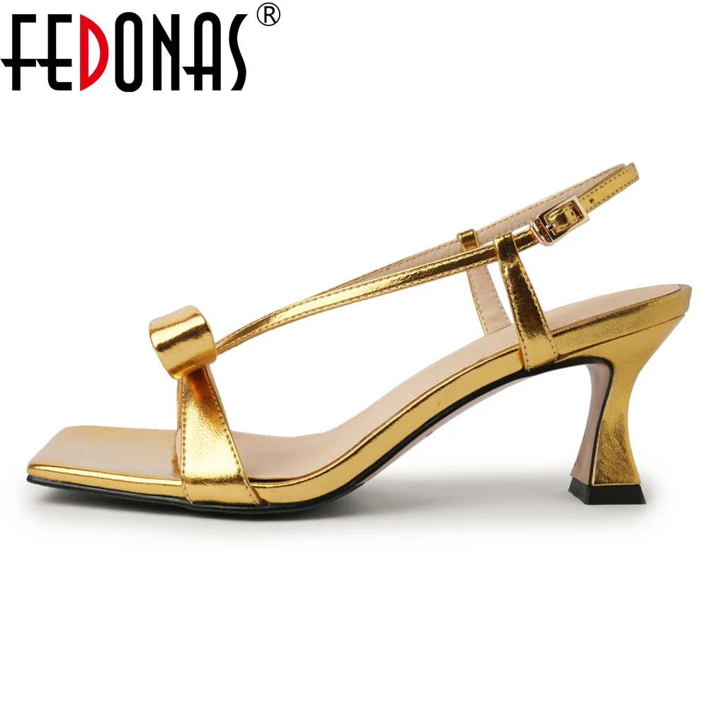 FEDONAS-2024-Fashion-Sandals-For-Women-High-Heeled-Bowtie-Party-Wedding-Shoes-Woman-Sexy-Peep ...