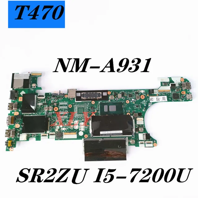For Lenovo ThinkPad T470 Laptop Motherboard NM-A931 I5-7200U I5-7300CPU ...
