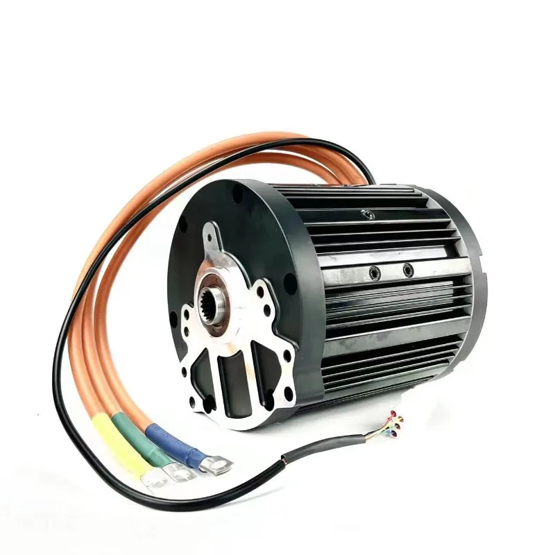 138-90H-72V-4000W-Mid-drive-PMSM-Motor-Maximum-speed-6500RPM-with-flux ...
