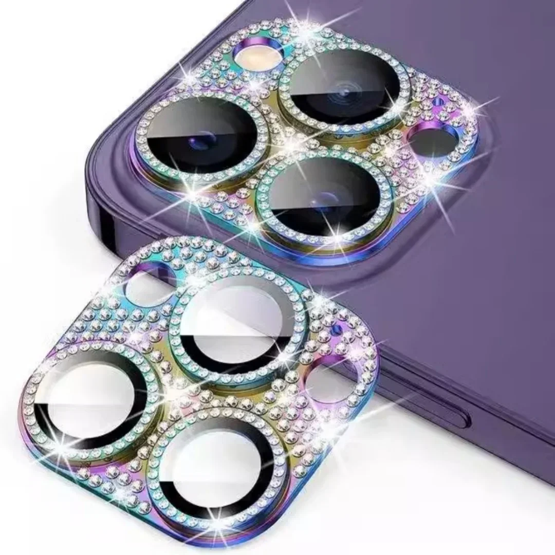 Glitter Diamond Camera Lens Protector Case Cover For IPhone 15 14 Plus ...