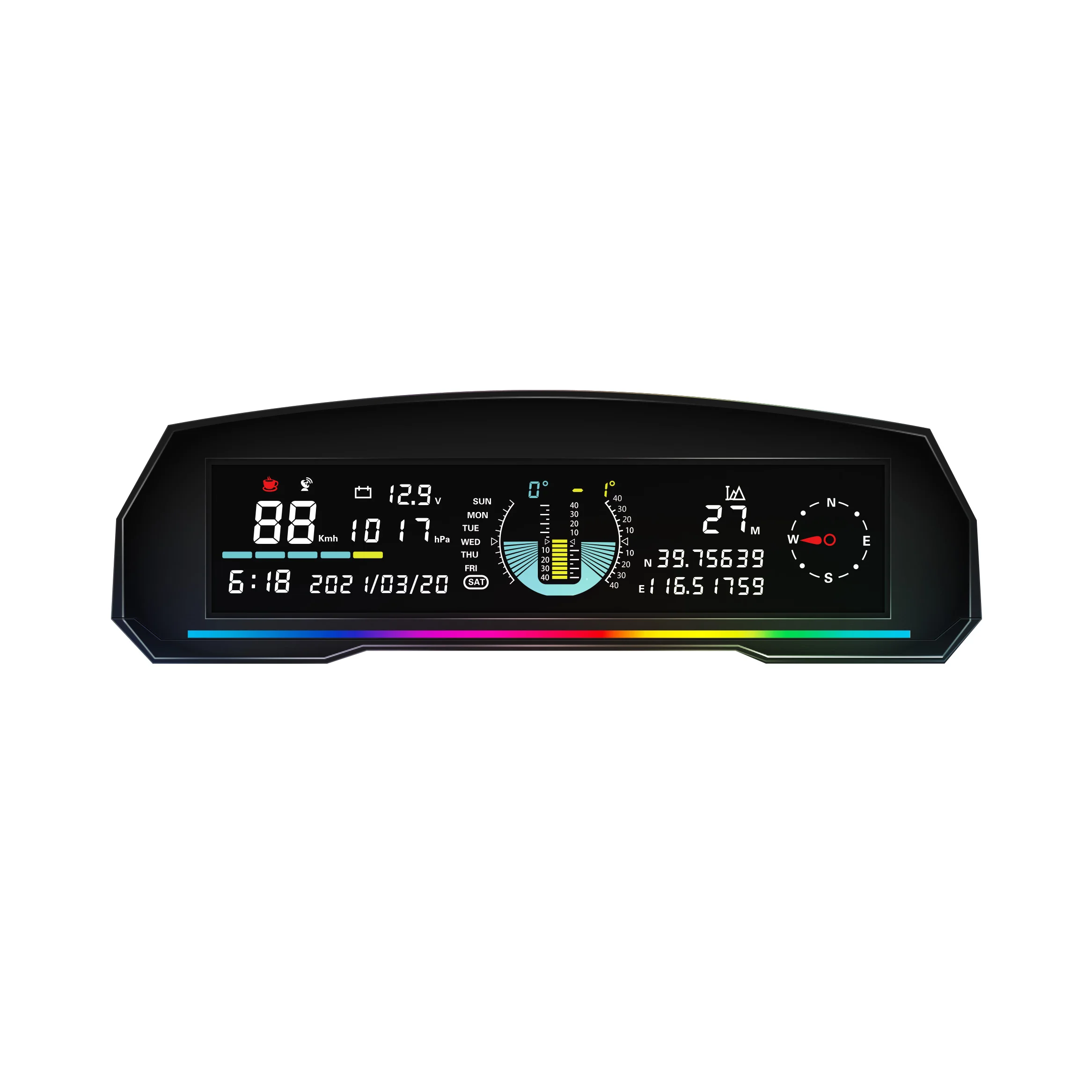 HUD-Speed-Off-Road-Monitor-With-Attitude-Voltage-Compass-Calender-Pitch ...