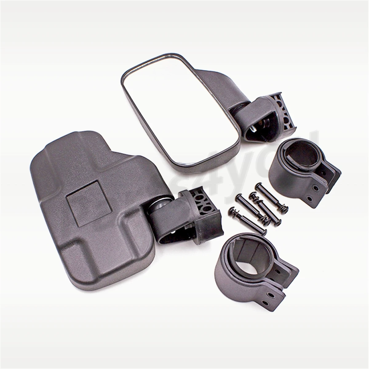 1-5-2-Mirror-Side-Rear-View-Mirrors-w-Rivets-For-Can-Am-Maverick ...