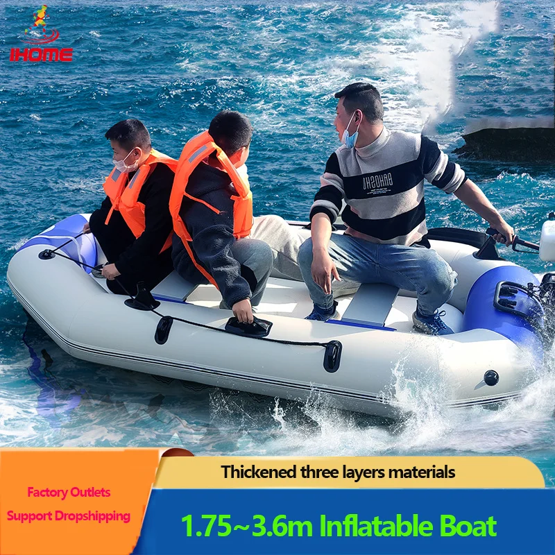 Professional-Fishing-Boats-0-7mm-Thickness-PVC-Inflatable-Boat-Set-Air ...
