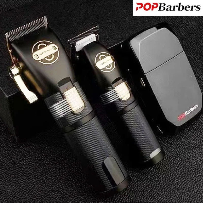 Pop Barbers Black Golden P800 P700 P600 Kit Hair Clipper Hair Trimmer ...