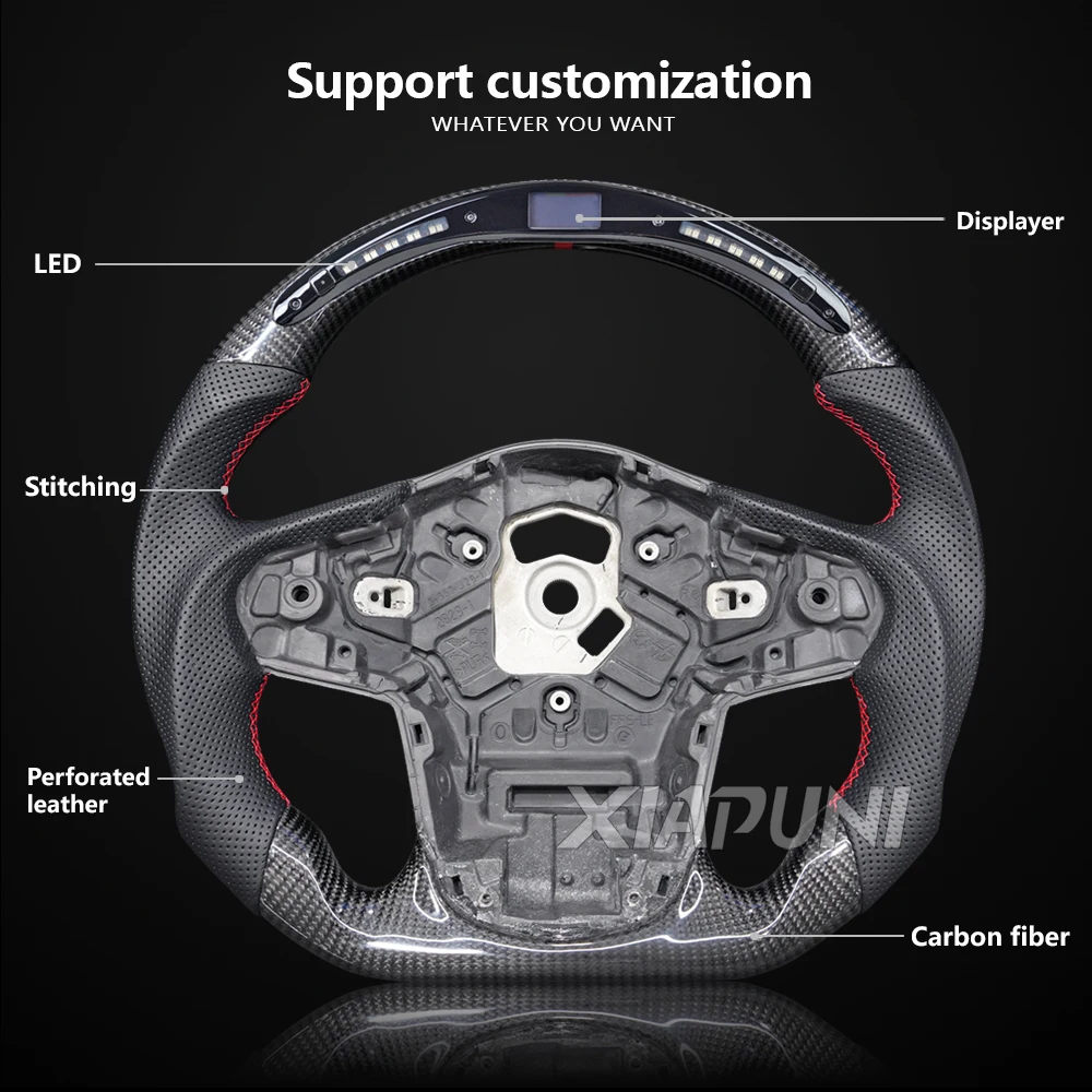 Shift LED Carbon Fiber Steering Wheel For Toyota Supra A90 A91 2019 ...
