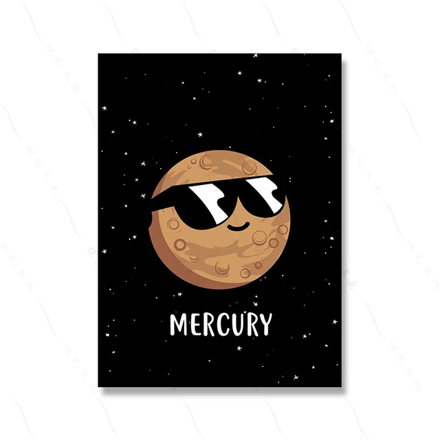 Cute Mercury Planet