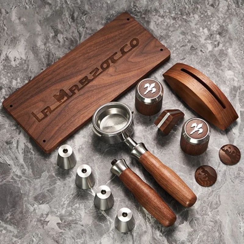 Spicy-Ma-Coffee-Maker-Handle-Accessories-Solid-Wood-Kit-La-Marzocco ...