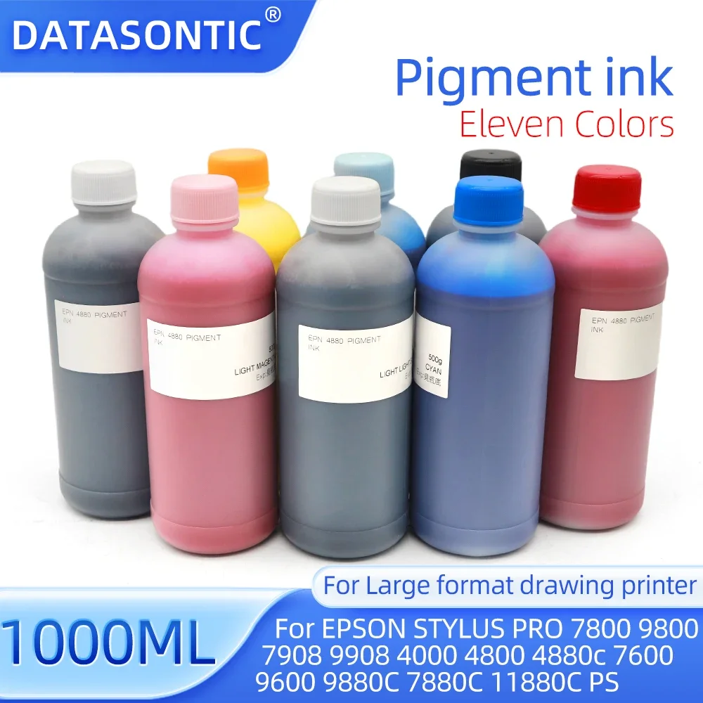 1000ML-Pigment-Ink-compatible-Epson-7800-7880C-9800-9880C-4800-4880C ...