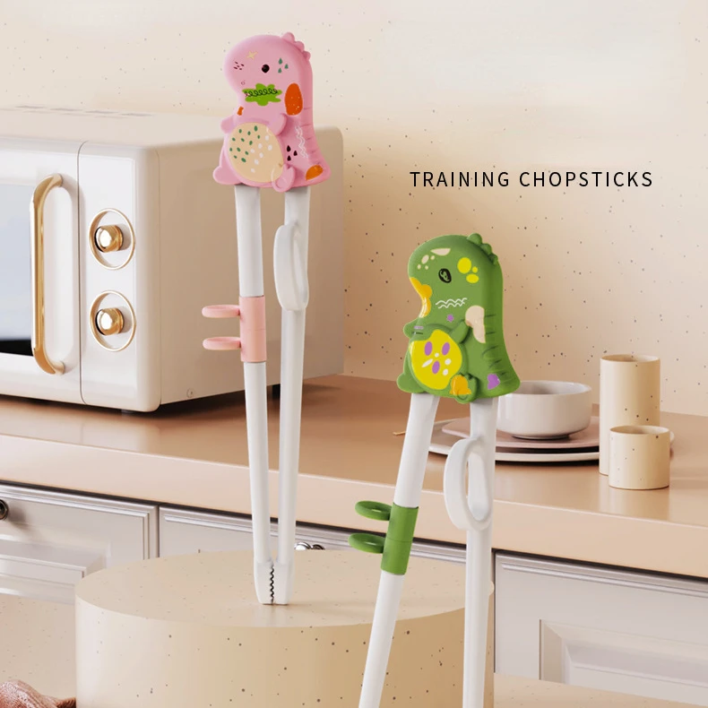 Dinosaur Chopsticks for Kids 1Pair Cute Cartoon Learning Chop Sticks ...