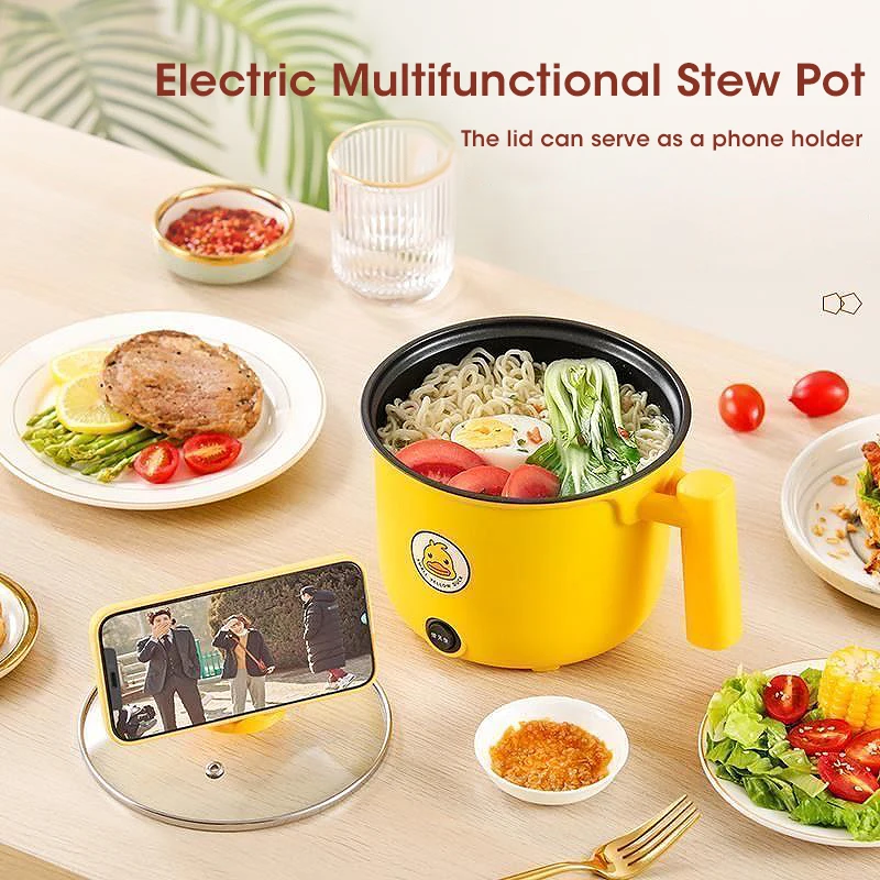 Mini-Electric-Cooking-Machine-Hot-Pot-Non-stick-Cook-1-8L-1-2-People ...