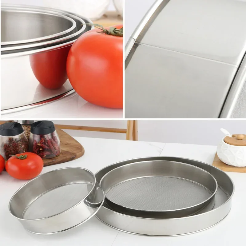 304-Stainless-Steel-Ultra-fine-Filter-Kitchen-Mesh-Flour-Sifter-Flour ...