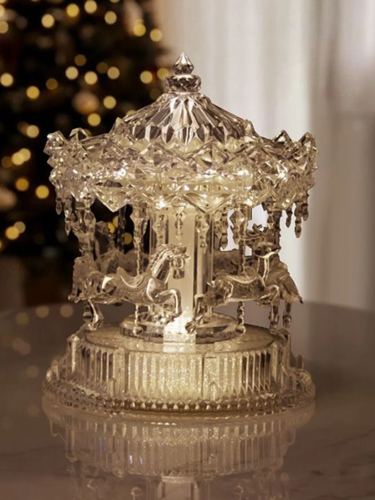 Carousel-Music-Box-Playground-Healing-Night-Light-Music-Box-Girl ...