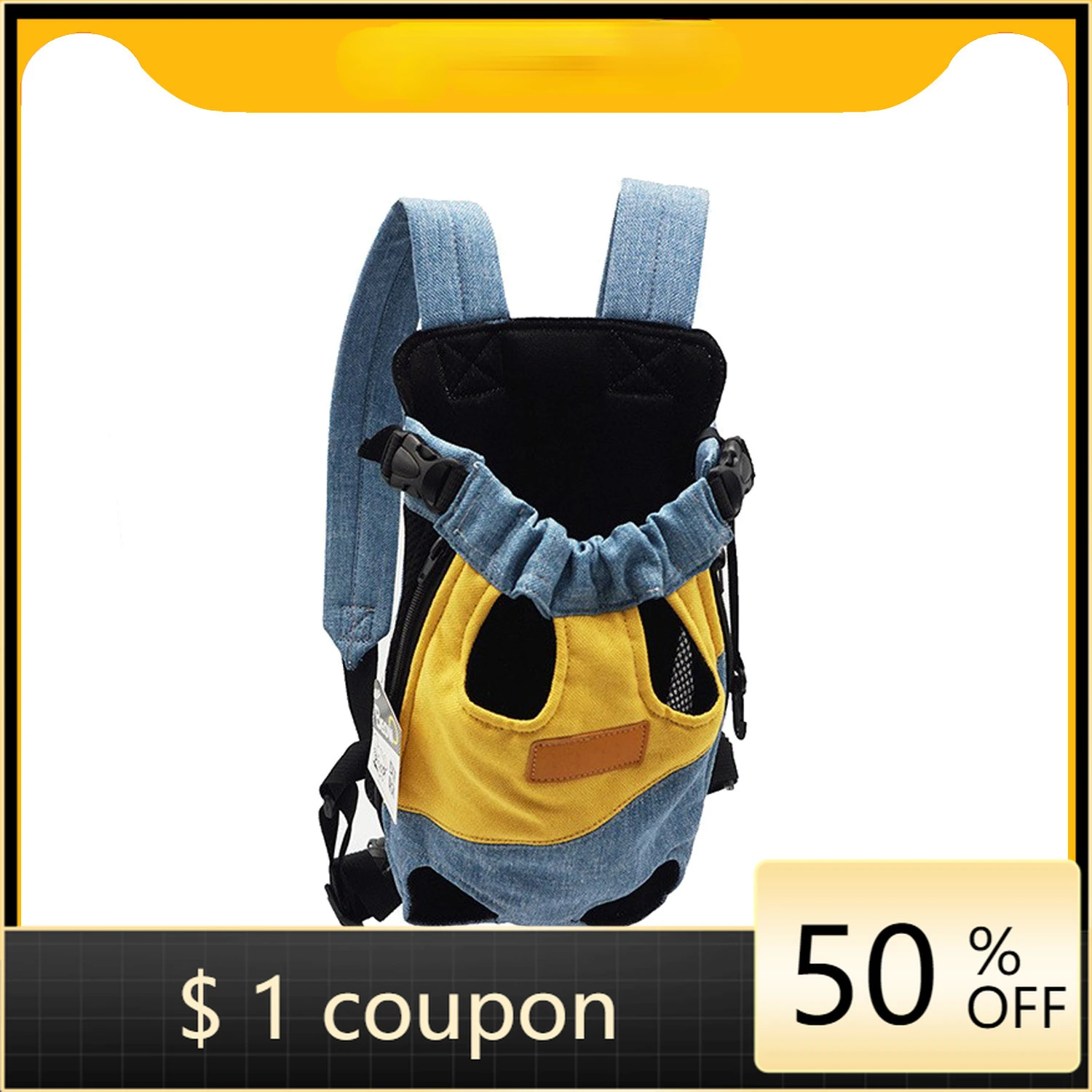 New Double Shoulder Portable Travel Backpack Outdoor Pet Dog Carrier ...