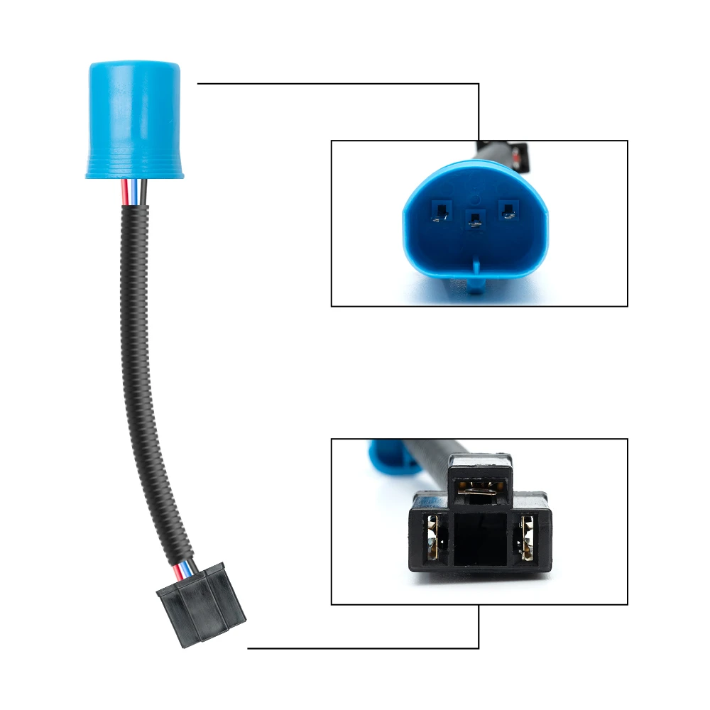 2PCS 9004 Male to H4 9003 Female Plug Headlight Conversion Cable Wire ...