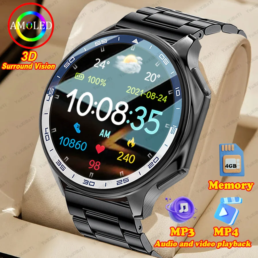 New-For-OPPO-Watch-X-Smart-Watch-Men-4GB-Memory-Music-Video-Smartwatch ...