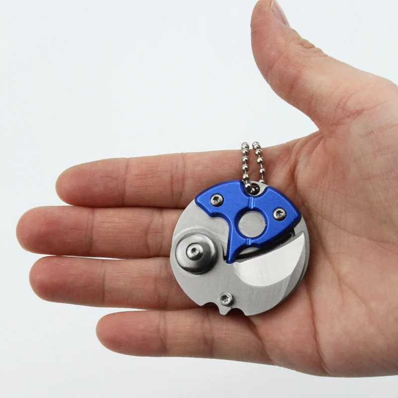 MINI Pocket Round Folding Small Keychain Hanging Coin For Outdoor ...