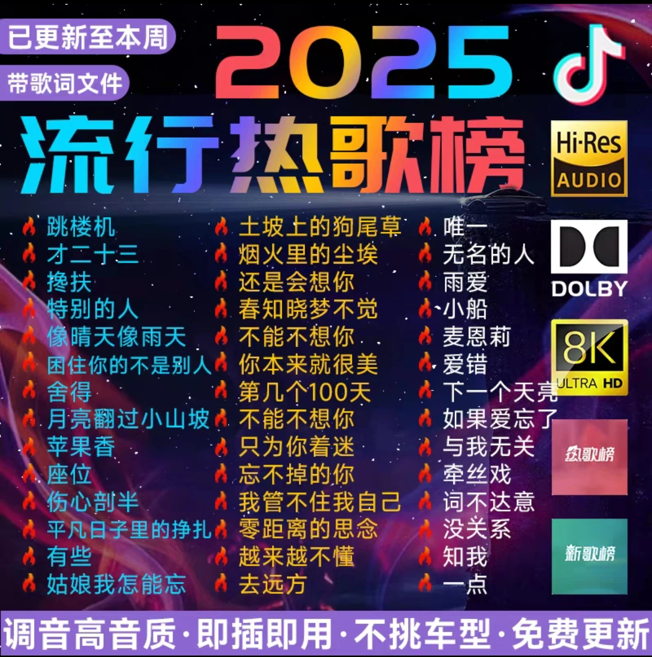 Car USB 2025 New Songs, Popular Music Songs MP3 - AliExpress 202228412