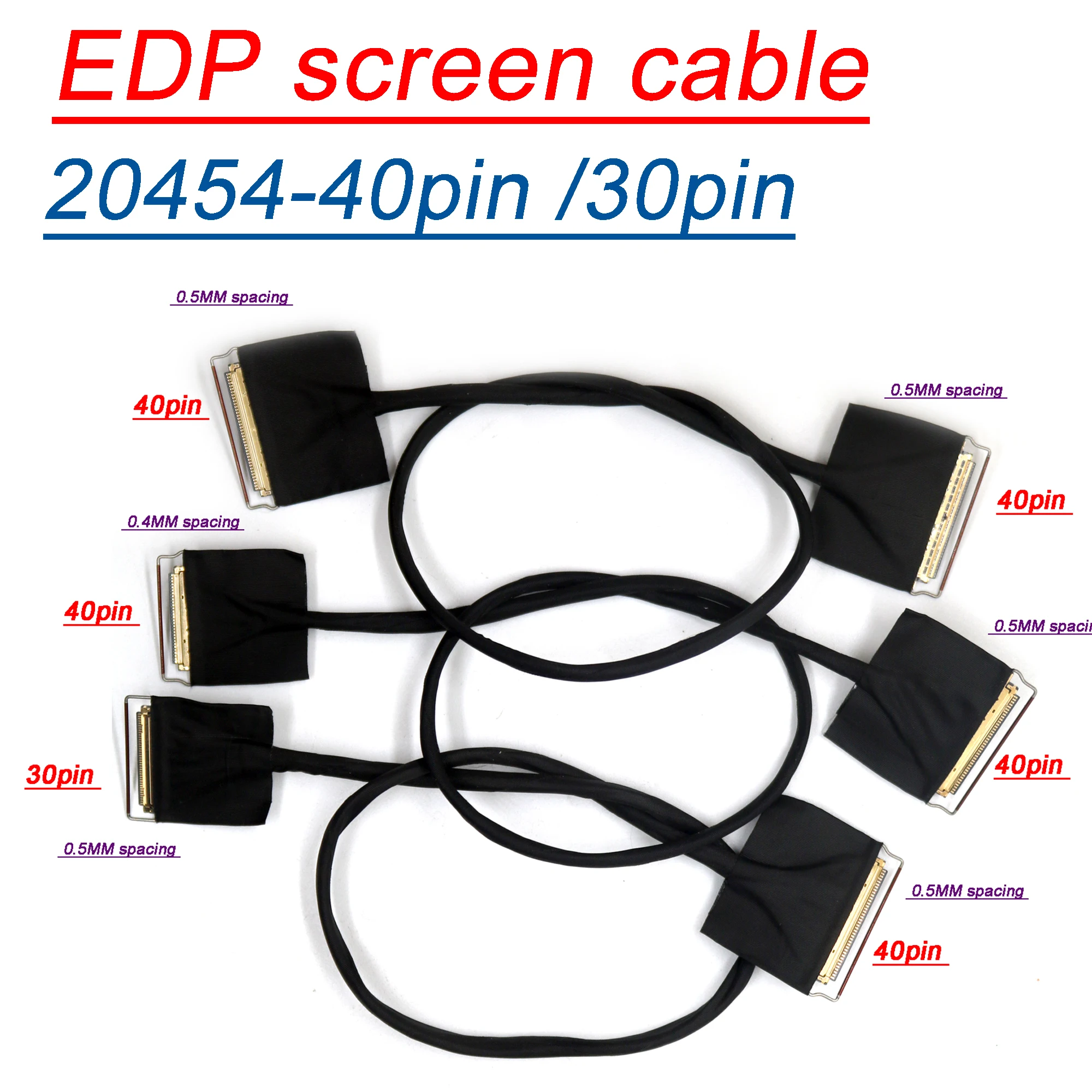 40pin-30pin-Coaxial-EDP-Screen-Cable-Portabl-LCD-Display-Screen-Wire ...