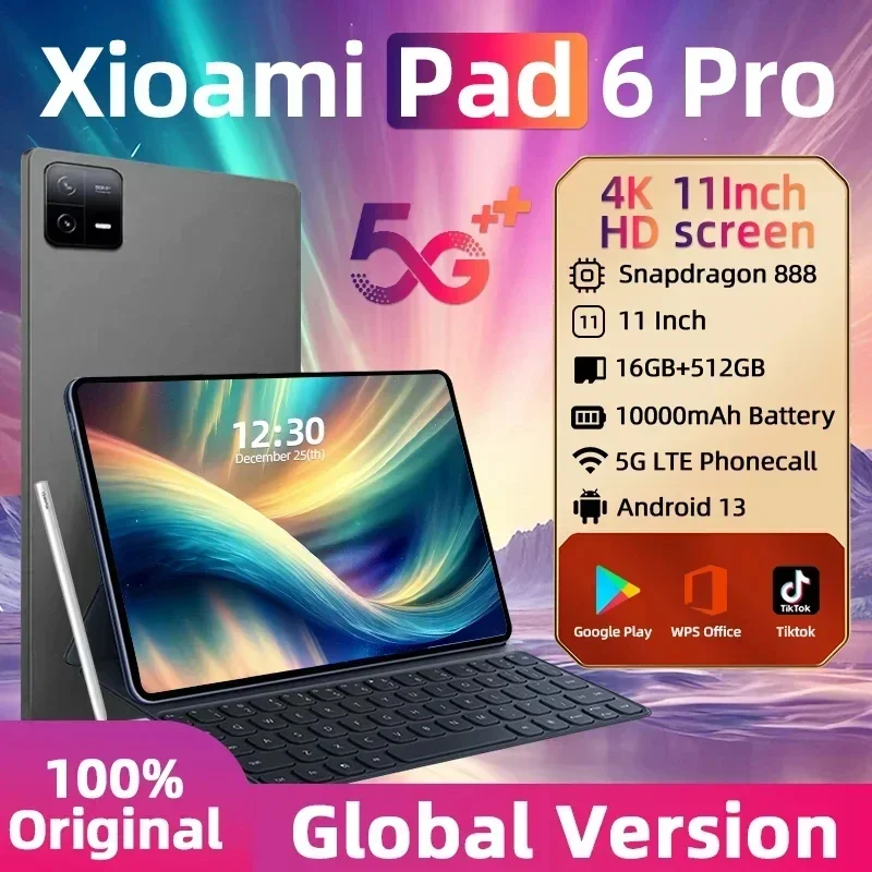 Vers-o-original-global-Pad-6-Pro-Tablet-PC-Snapdragon-888-Octa-Core ...