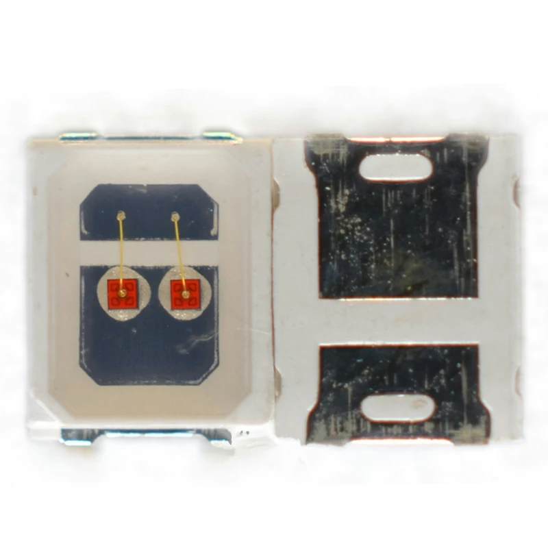 200pcs/lot SMD LED 2835 lamp beads highlight 0.8w 300 ma 2V 2.6V yellow ...